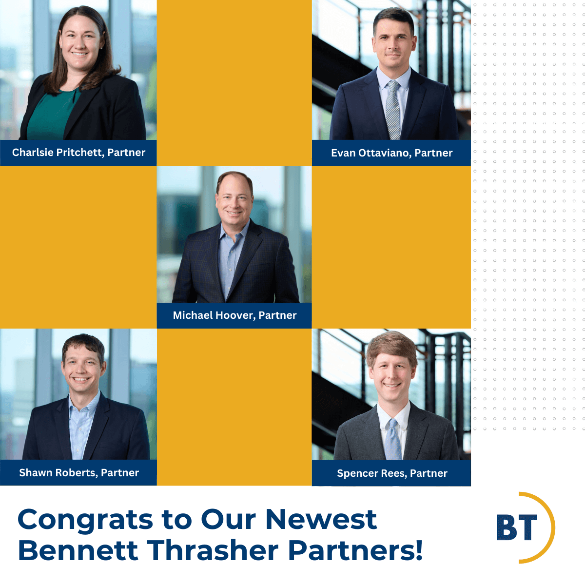 Bennett Thrasher Elevates Top Talent: Five Leaders Promoted to Partner ...